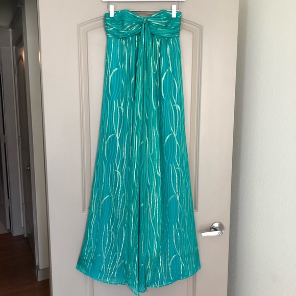 Milly | Dresses | Milly Silk Halter Maxi Dress | Poshmark